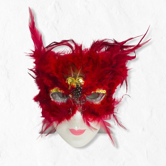 Accents | 4 Ceramic Decorated Xsmed Masks | Poshmark